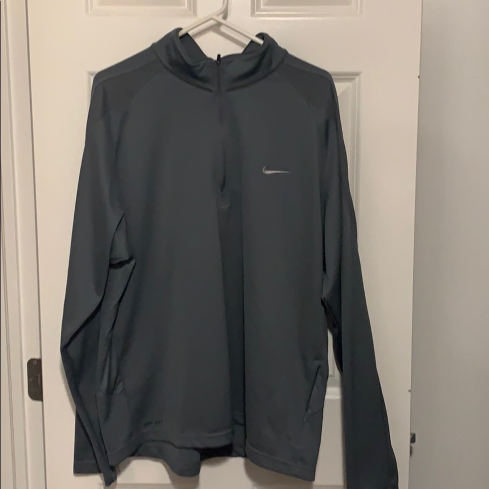 Nike Dri-Fit Lightweight Running 1/2 Zip - Gem